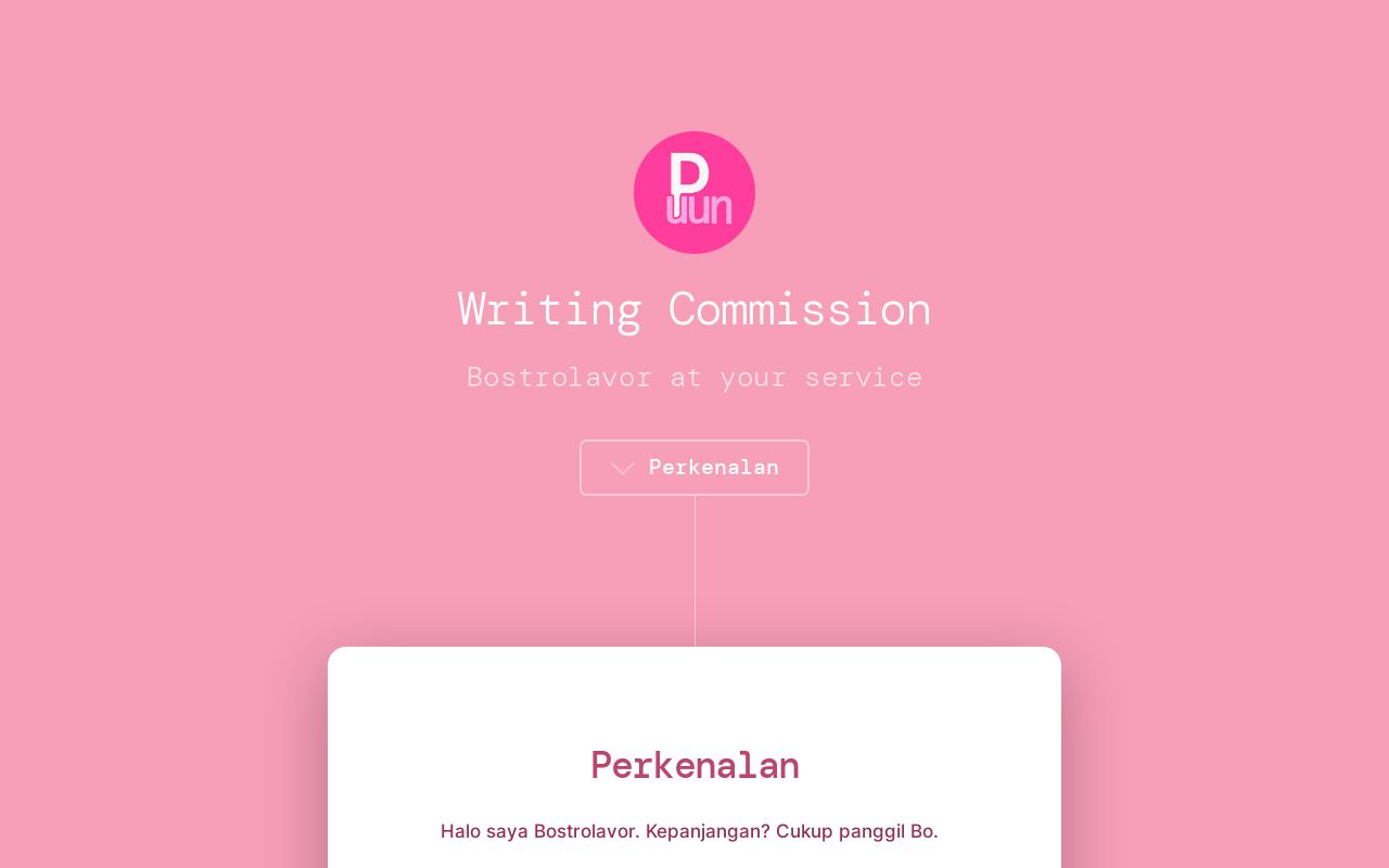 Bostrolavor Writing Comms